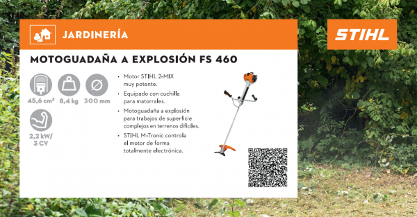 MOTOGUADAÑA STIHL FS 460 - SUMIAGRO SANTA FE - SABEMOS DE HERRAMIENTAS MOTOGUADAÑA STIHL FS 460 - SUMIAGRO SANTA FE - SABEMOS DE HERRAMIENTAS